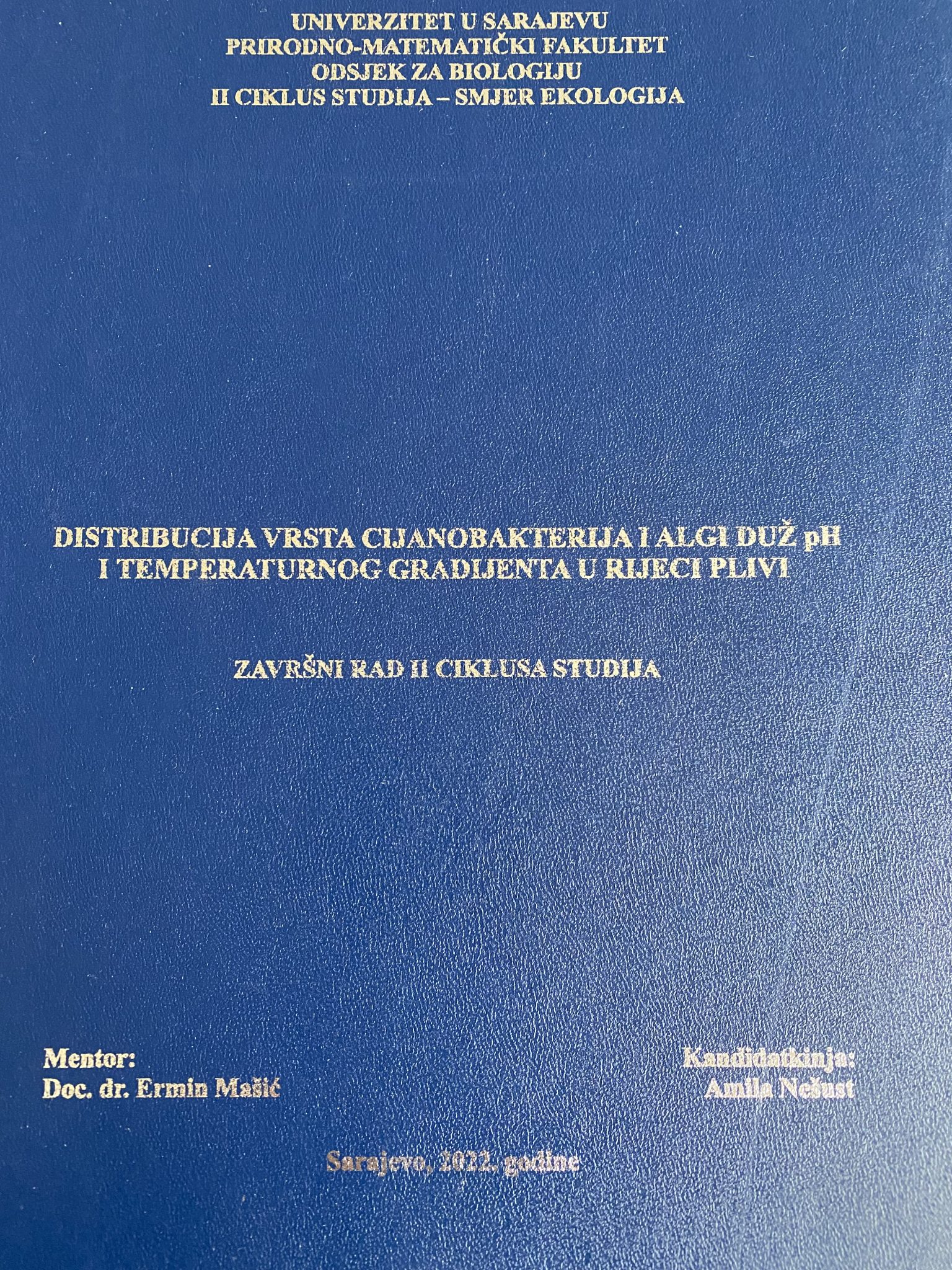 Završni radovi drugog ciklusa studija odbranjeni na Prirodno ...
